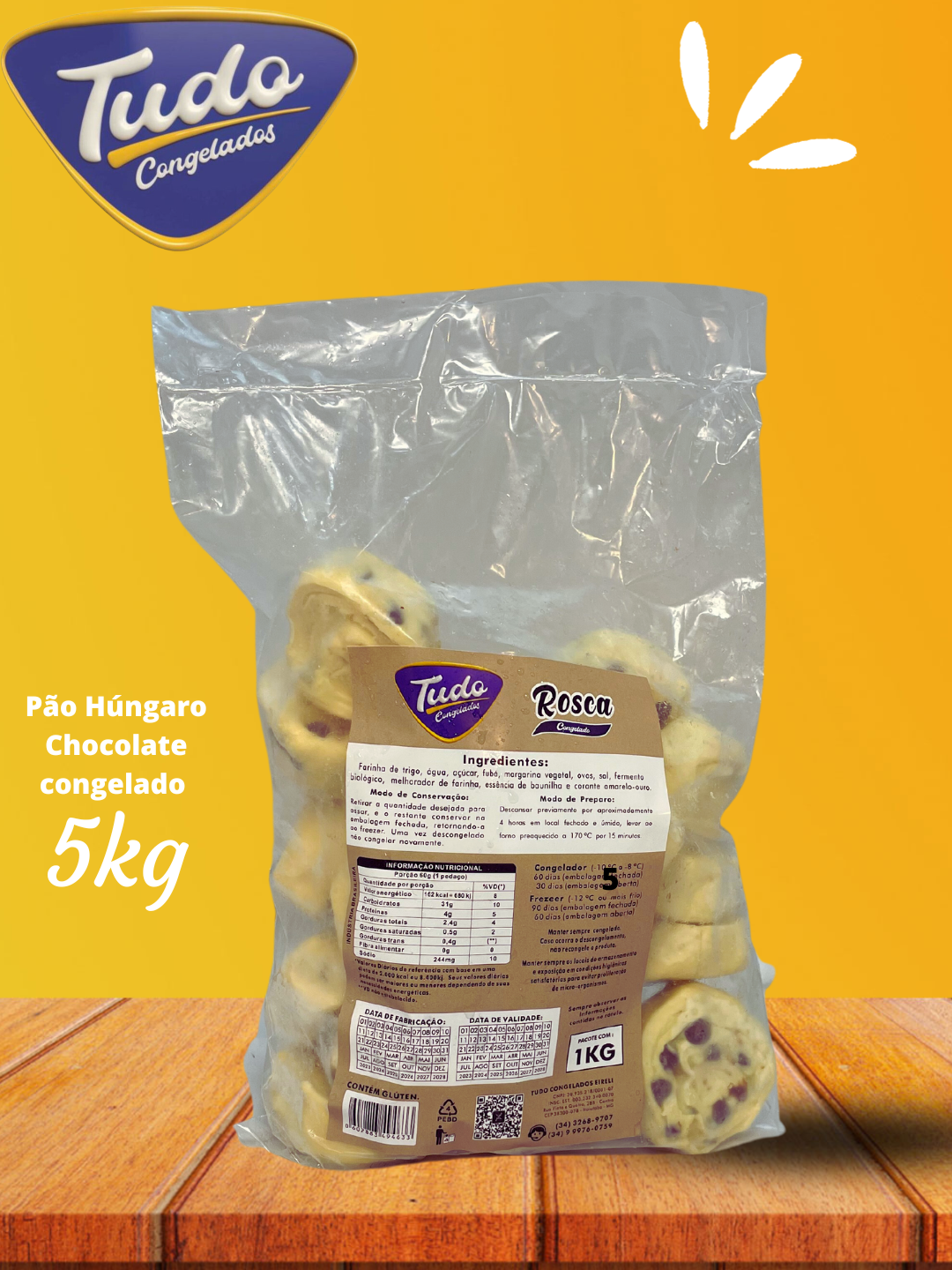 Pão Húngaro - Tudo Congelados