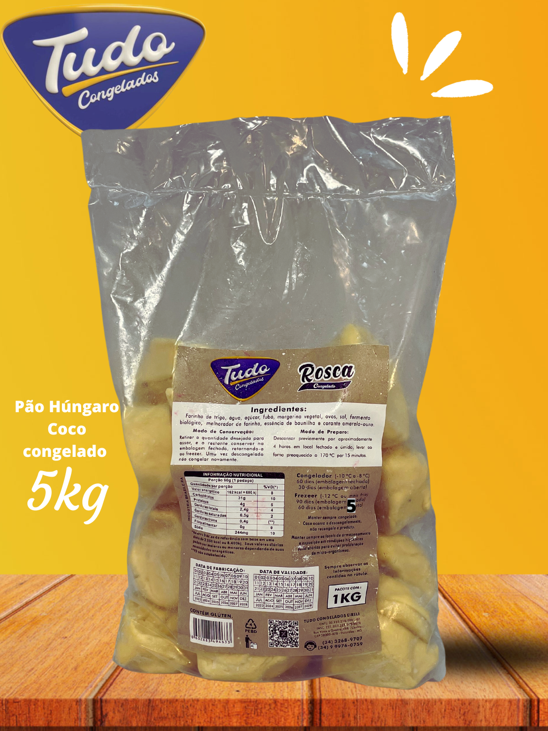 Pão Húngaro - Tudo Congelados