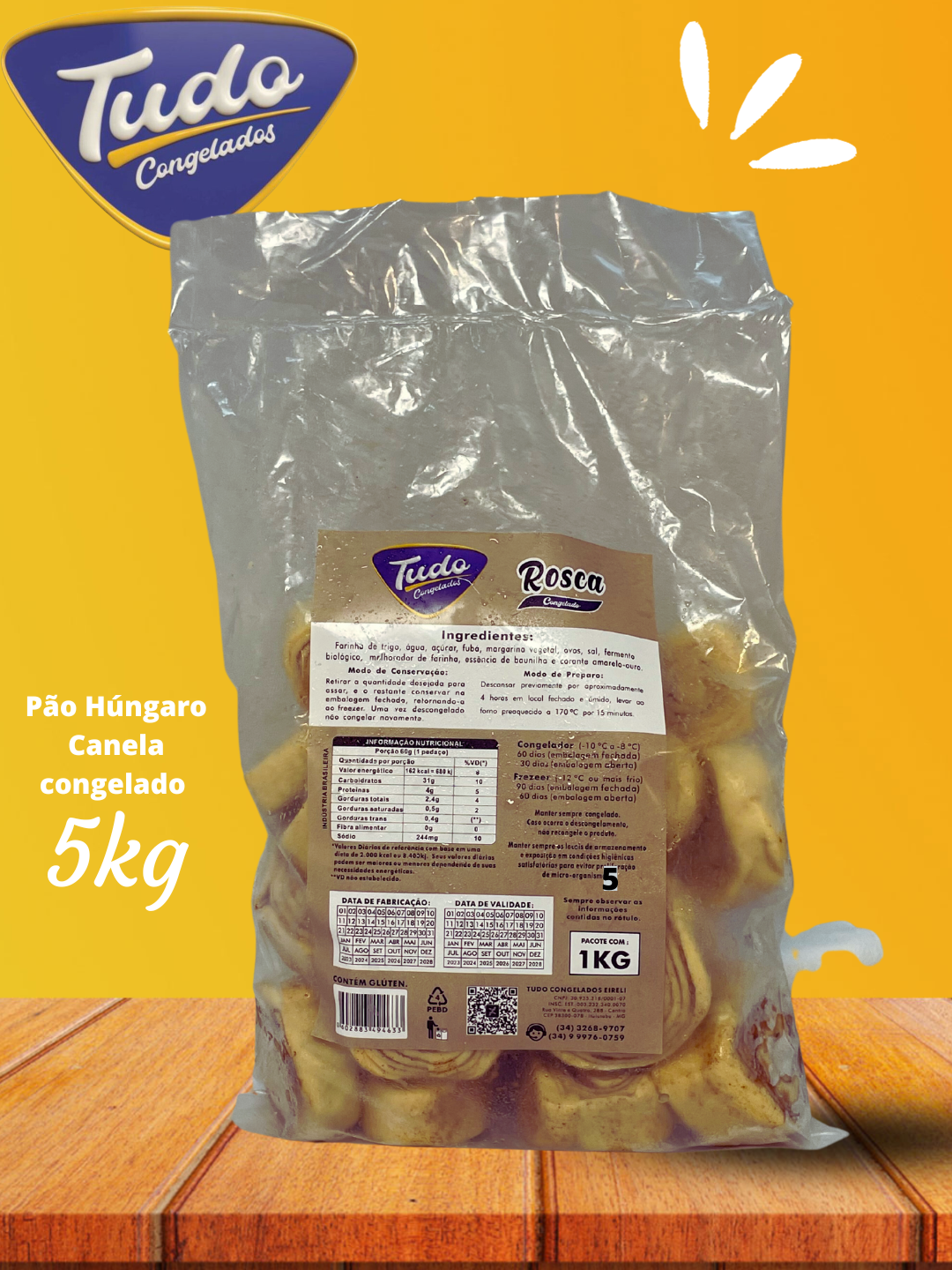 Pão Húngaro - Tudo Congelados